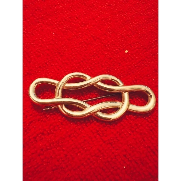 The Unbranded Brand | Jewelry | Stunning Gold Tone Interlocking Loops ...